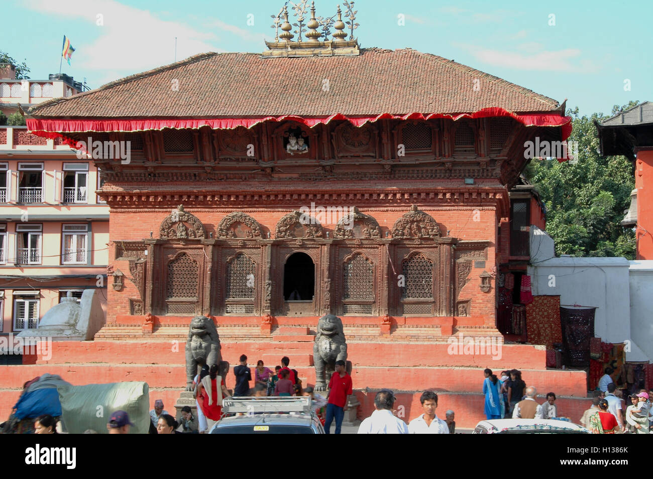 Shiva Parvati Temple, Katmandu Stock Photo - Alamy