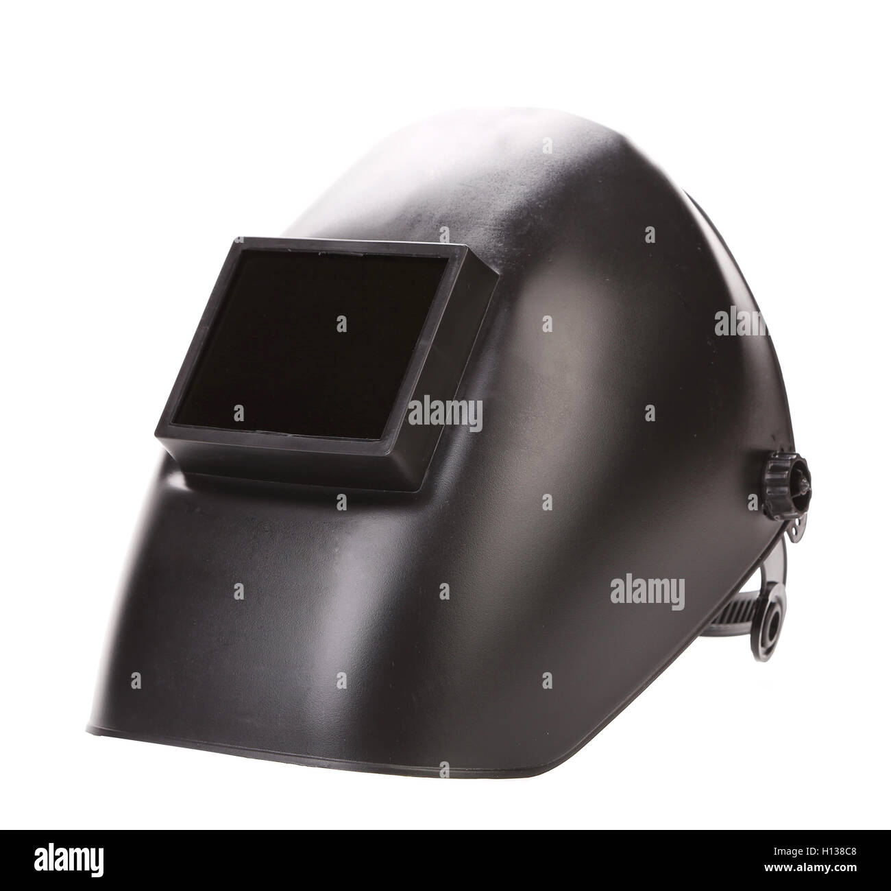 Side view of welding mask Stock Photo - Alamy