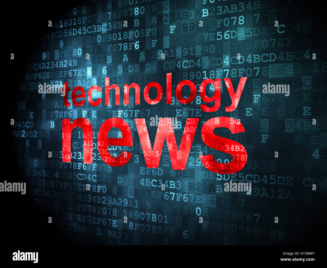 News concept: Technology News on digital background Stock Photo - Alamy