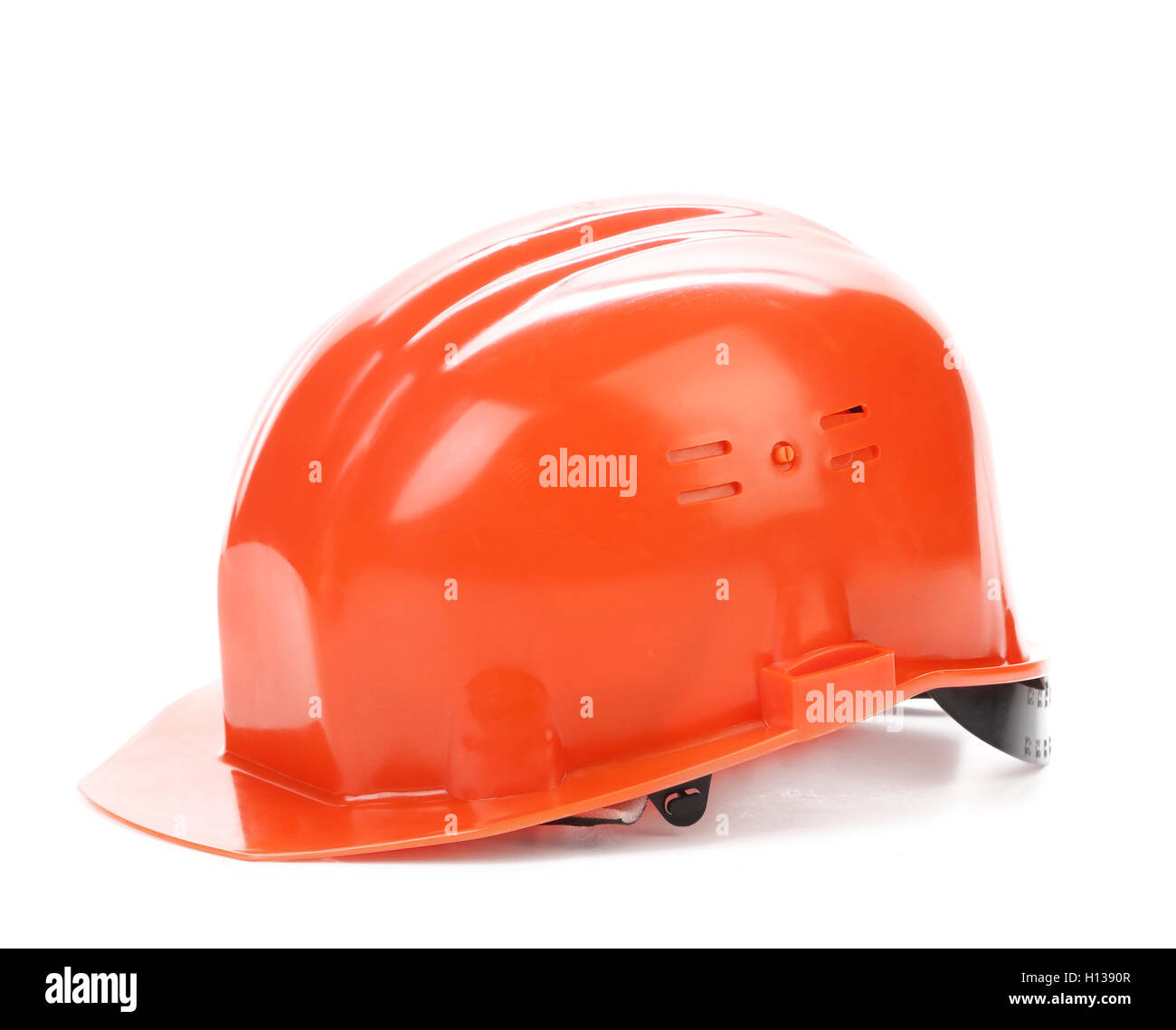 Red hard hat Stock Photo - Alamy