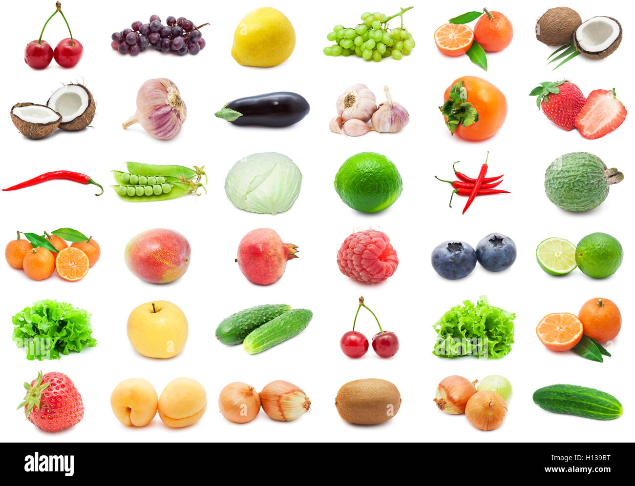 Fruits and Vegetables Stock Photo - Alamy