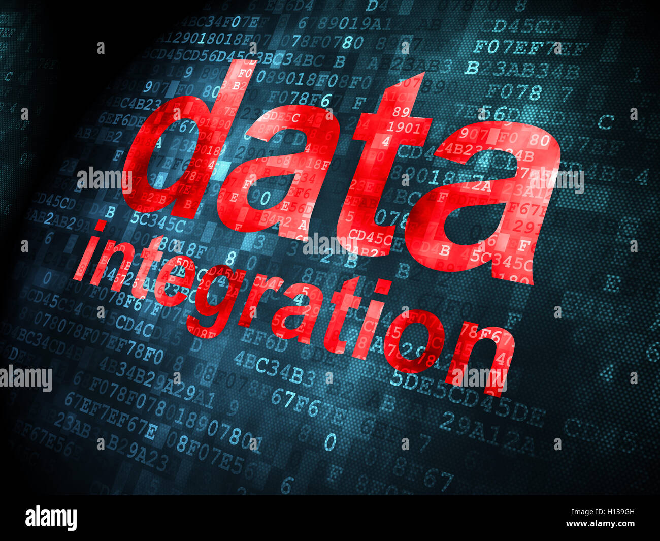 Data concept: Data Integration on digital background Stock Photo - Alamy