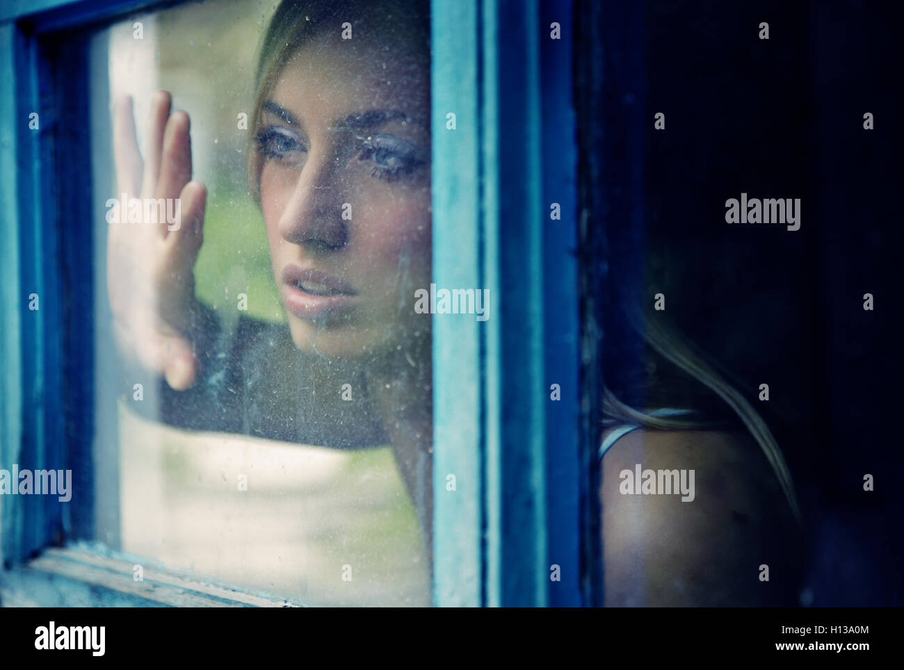 Looking through the window Stock Photo - Alamy