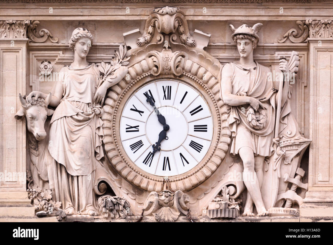 Vintage medieval ornate clock Stock Photo - Alamy