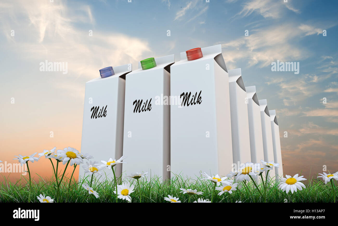 Blank milk carton hi-res stock photography and images - Alamy