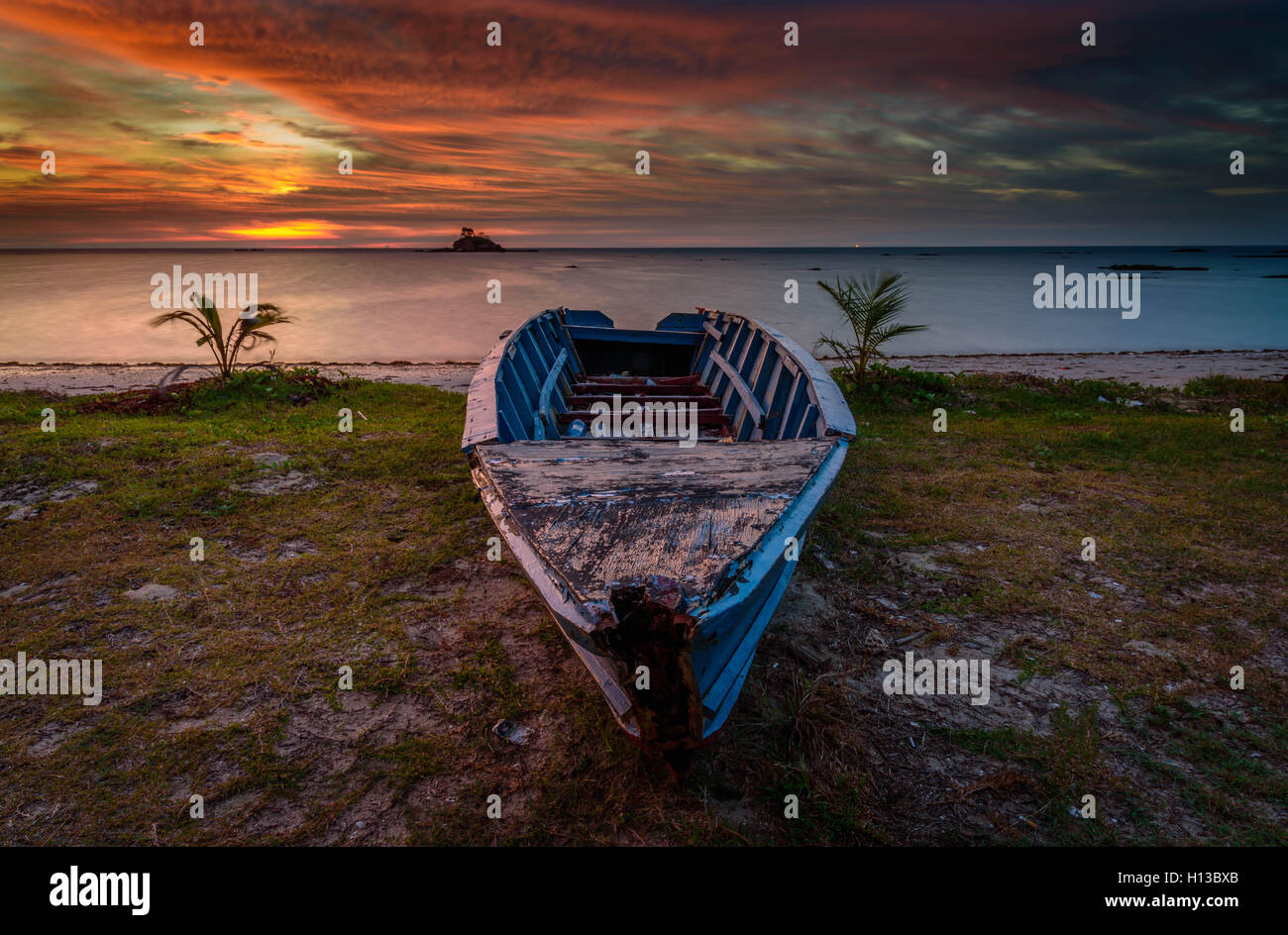 Burning sunset hi-res stock photography and images - Alamy