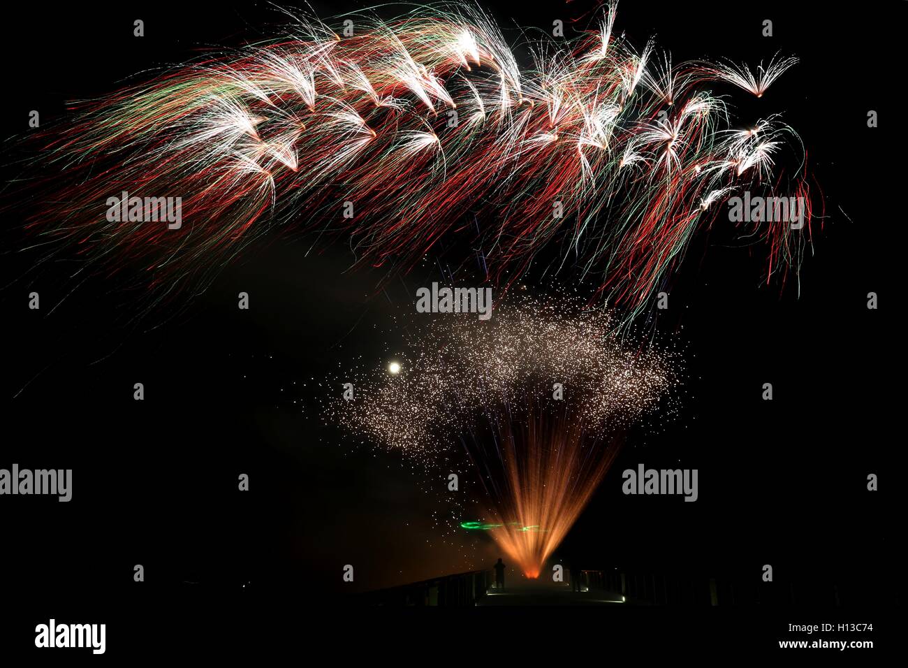 Fire works explode hi-res stock photography and images - Alamy