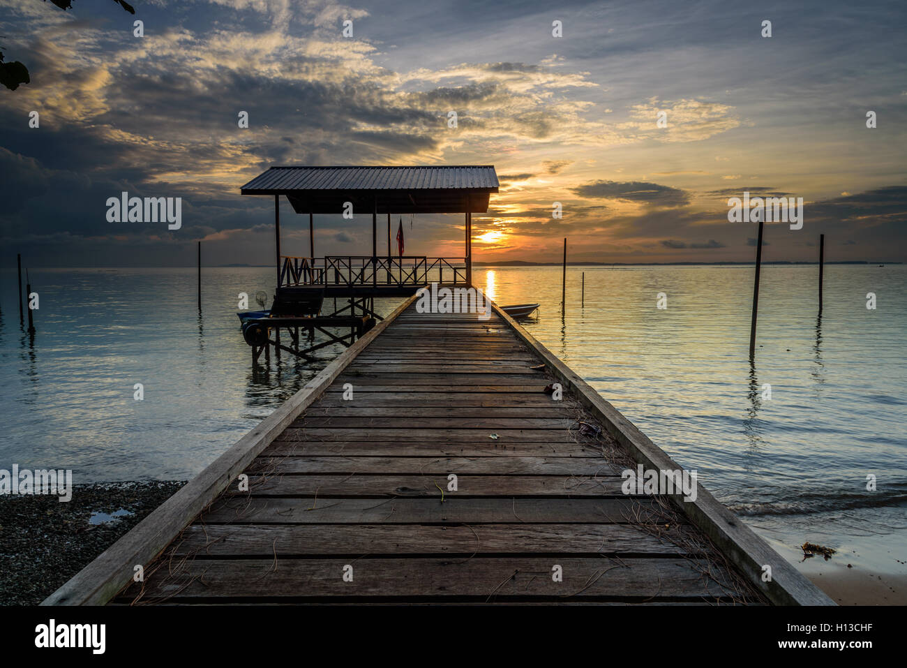 The fisherman jetty Stock Photo - Alamy