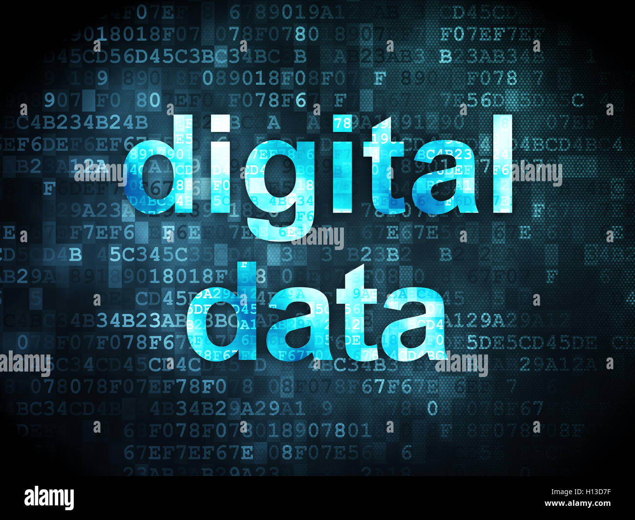 Data concept: Digital Data on digital background Stock Photo - Alamy