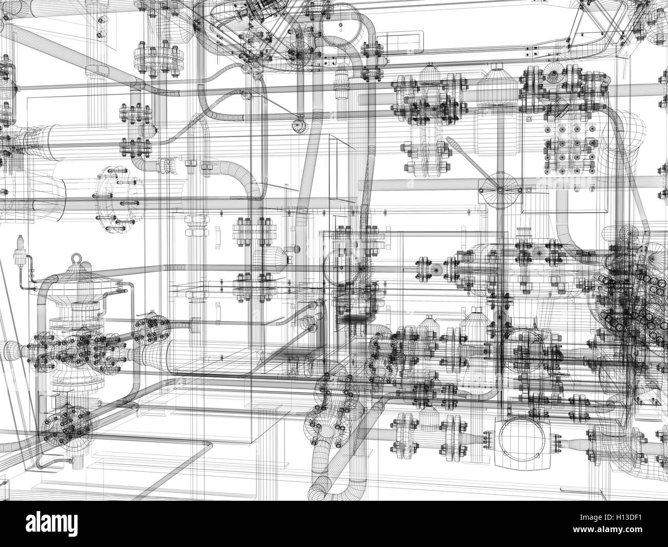 Steel tubing frame Black and White Stock Photos & Images - Alamy