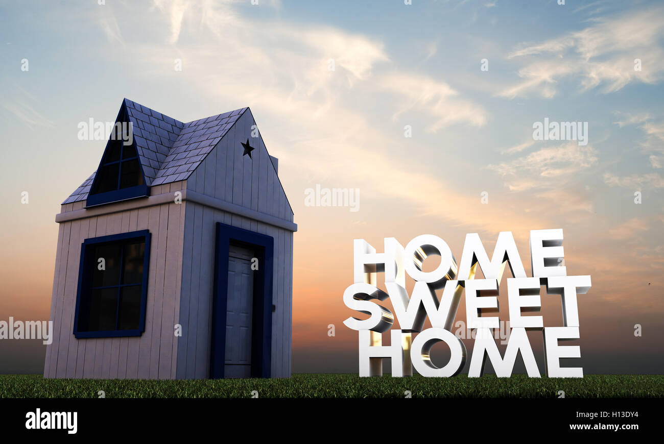 home sweet home Stock Photo - Alamy