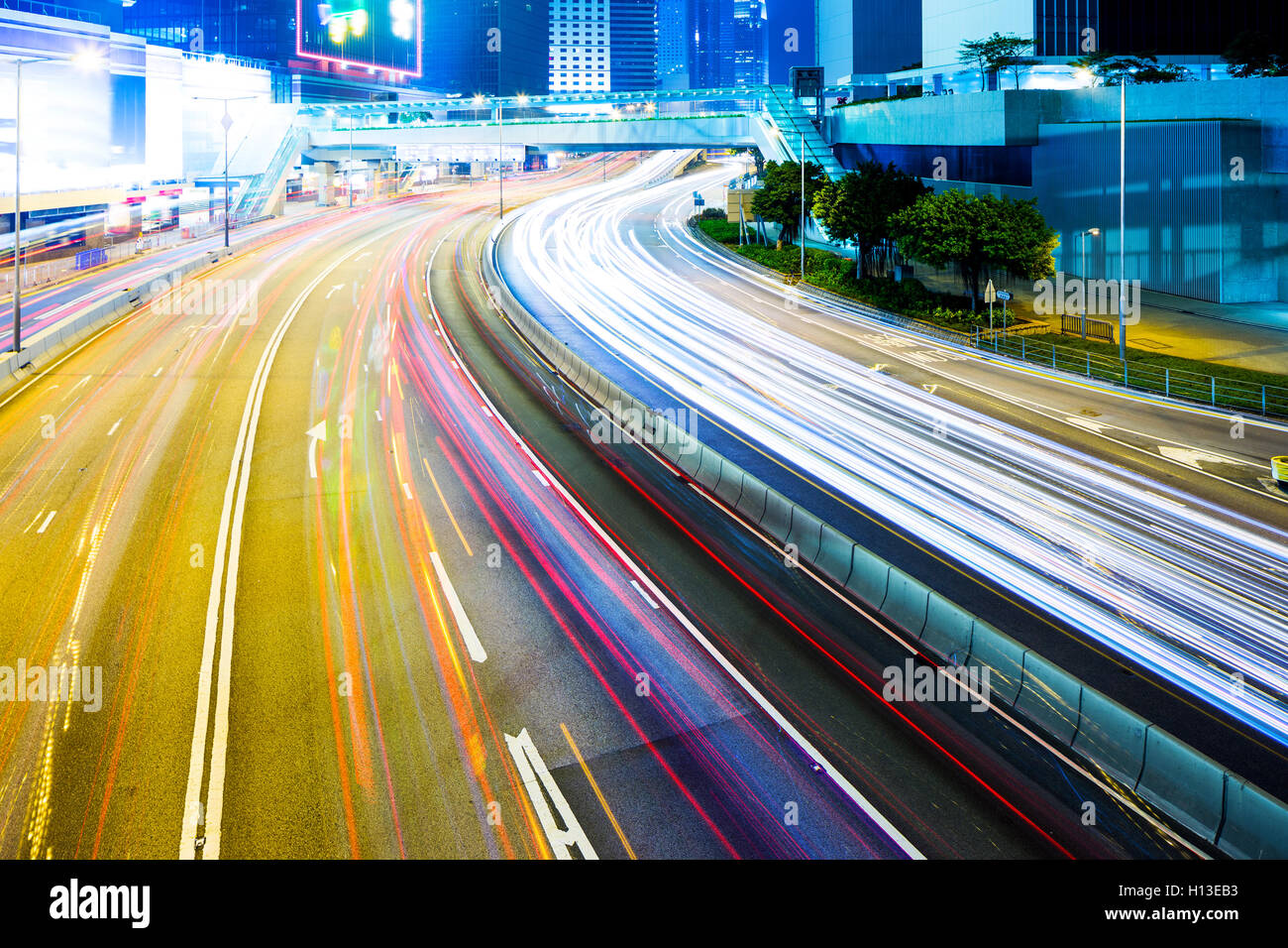 Traffic in Hong Kong Stock Photo - Alamy