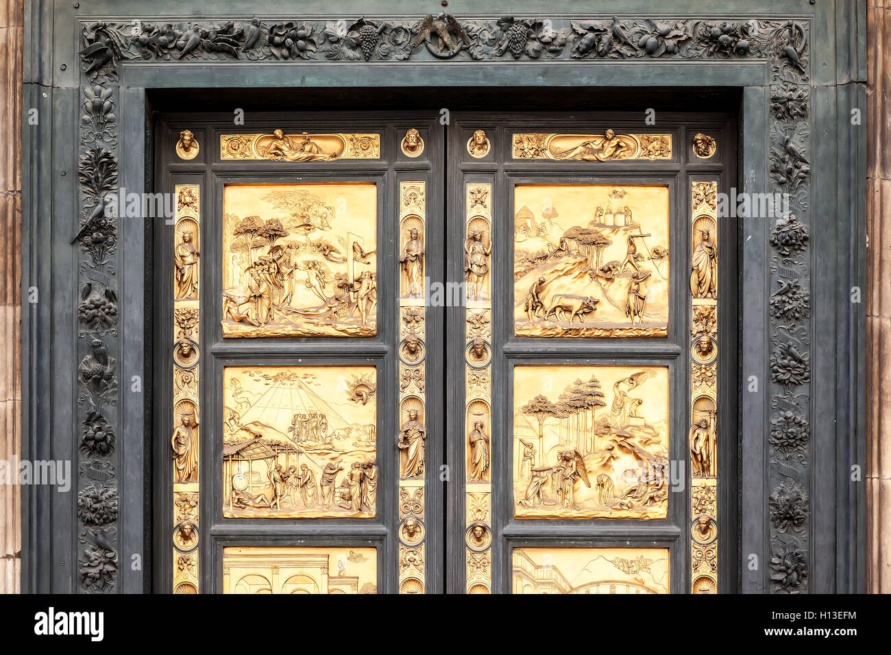 Golden Door Of Florence Photo Leonardo Da Vinci Art School Florence,