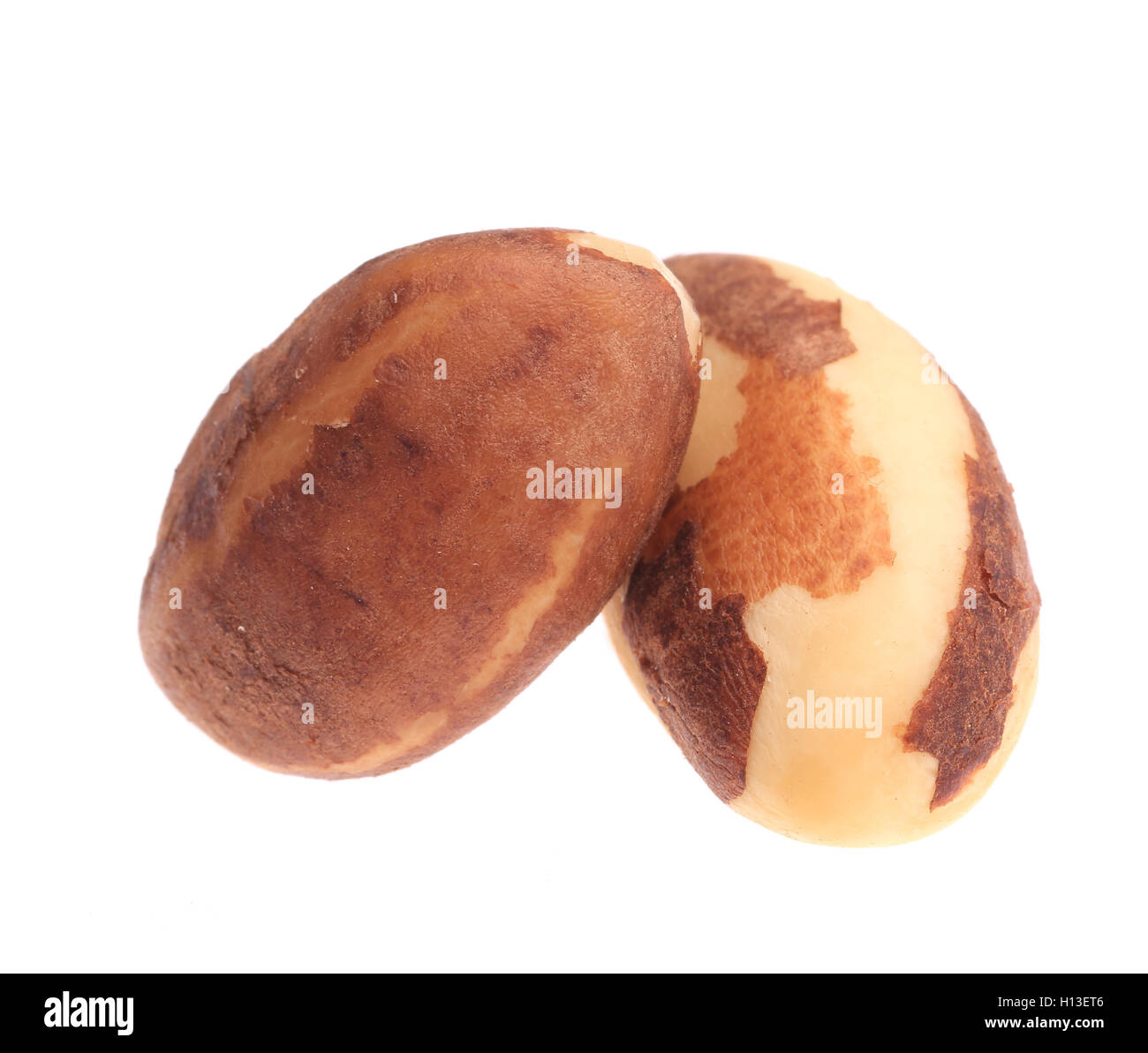 Two brazil nuts Stock Photo - Alamy