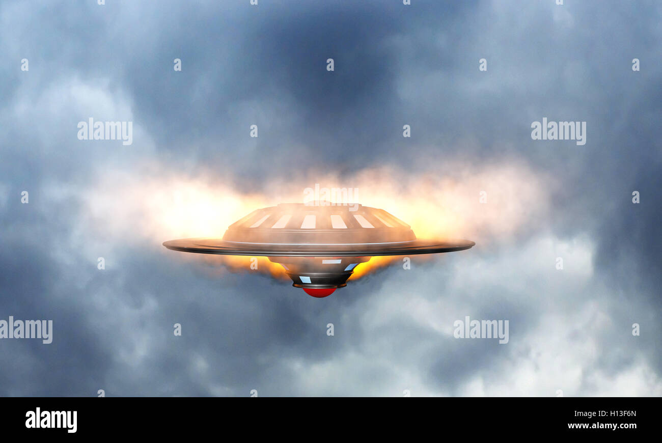 unidentified flying object Stock Photo - Alamy