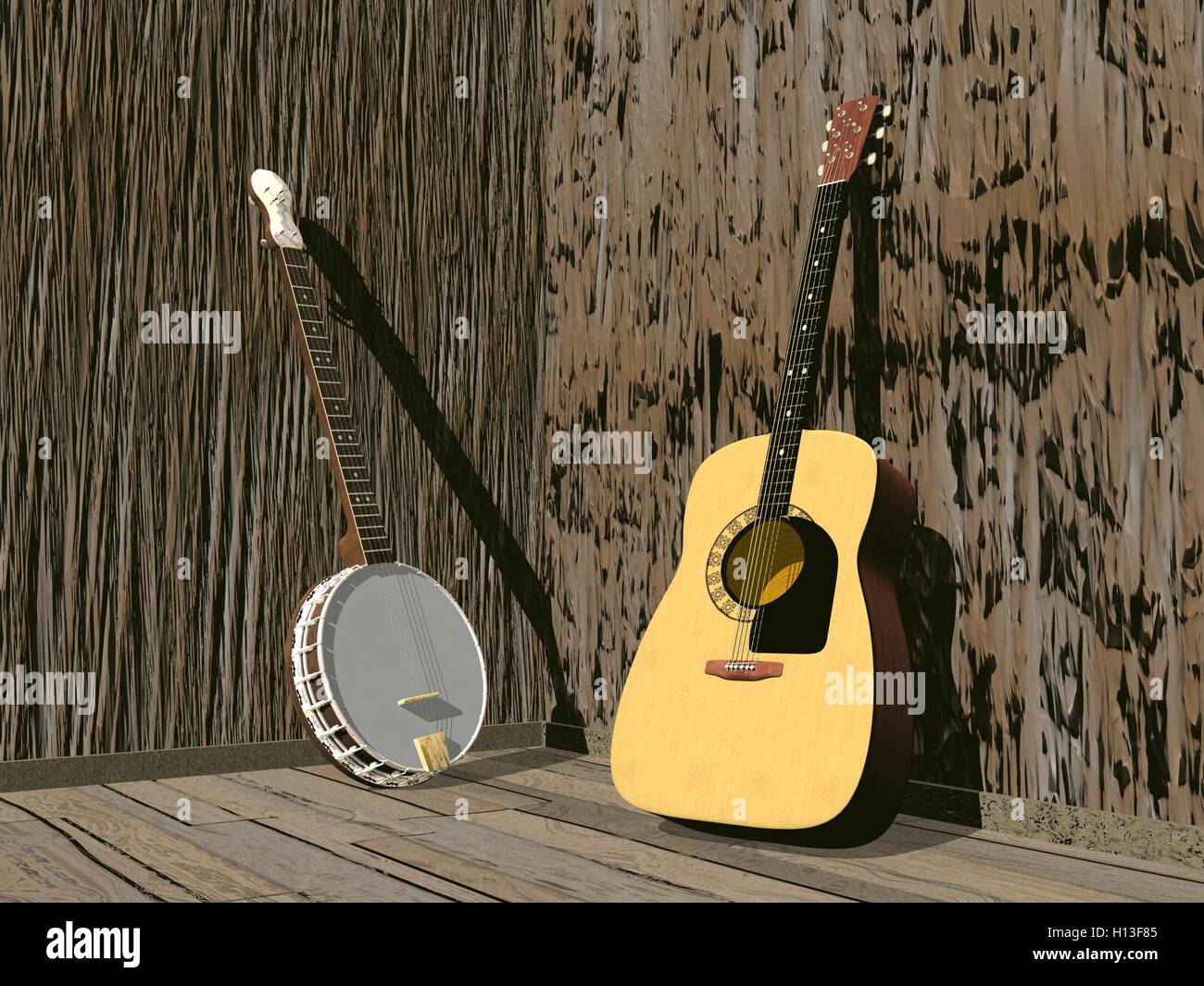 Banjo guitar hi-res stock photography and images - Alamy