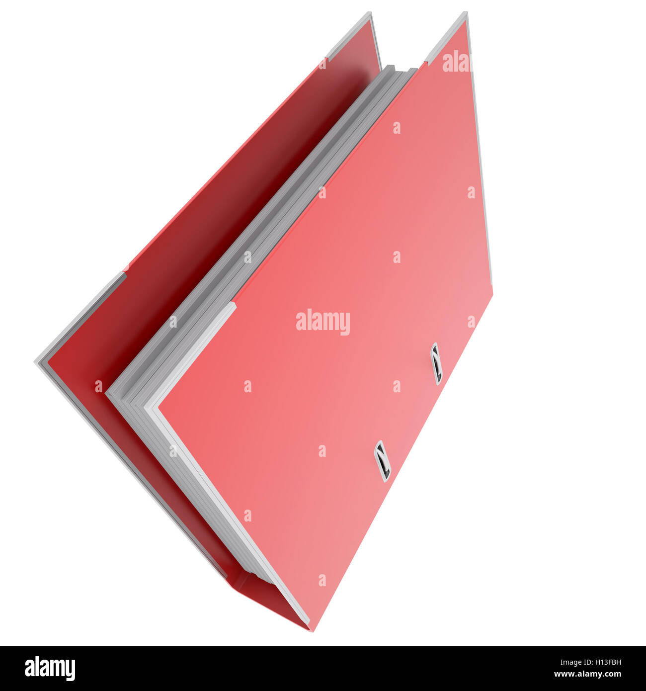 Red office folder Stock Photo - Alamy