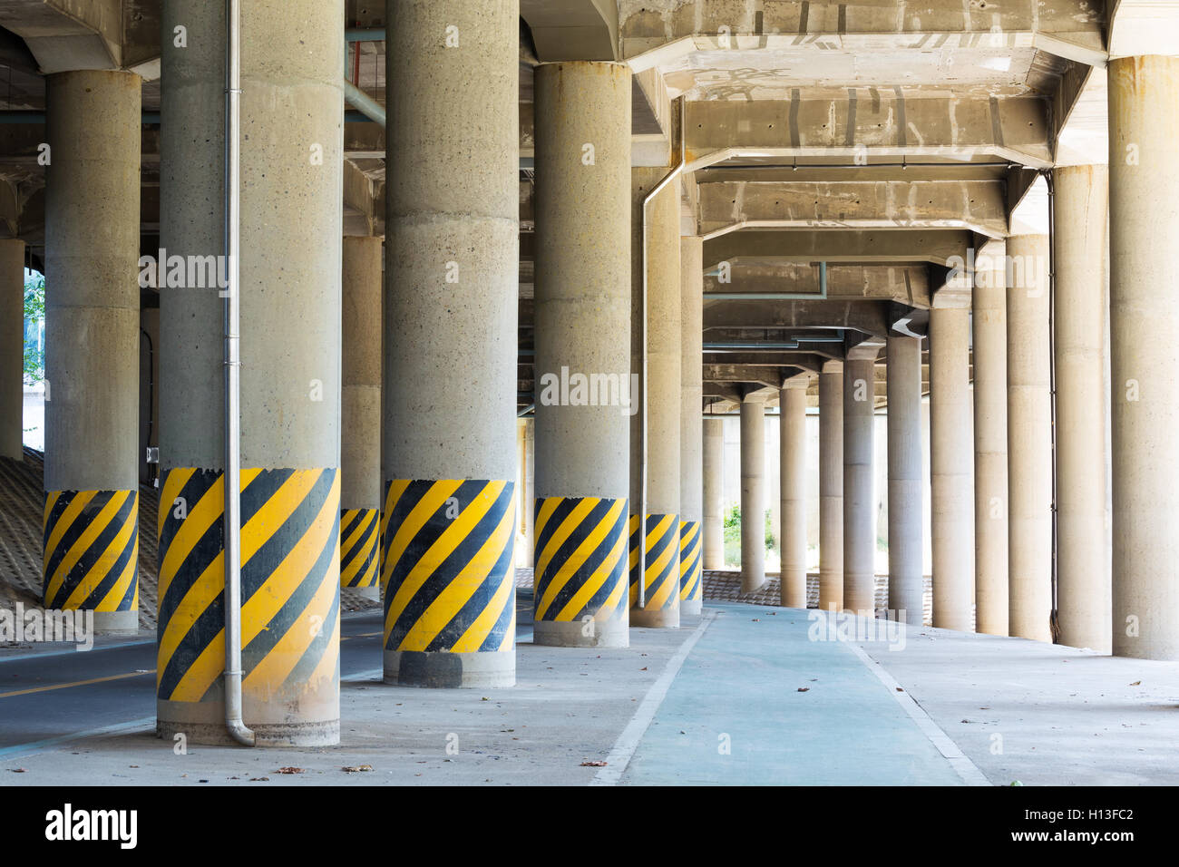 View under the viaduct Stock Photo - Alamy