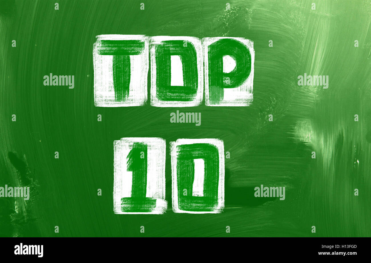 Top 10 Concept Stock Photo - Alamy