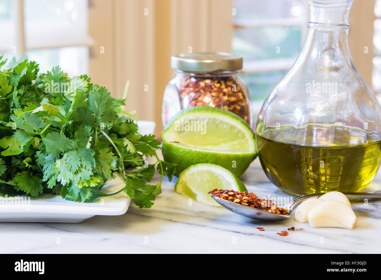 Fresh taco ingredients red hi-res stock photography and images - Alamy