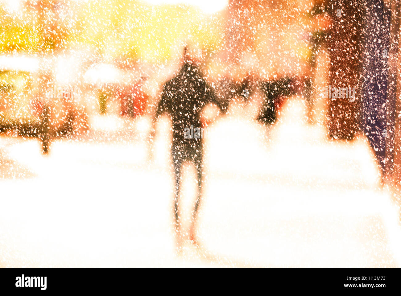 City commuters in winter Stock Photo - Alamy