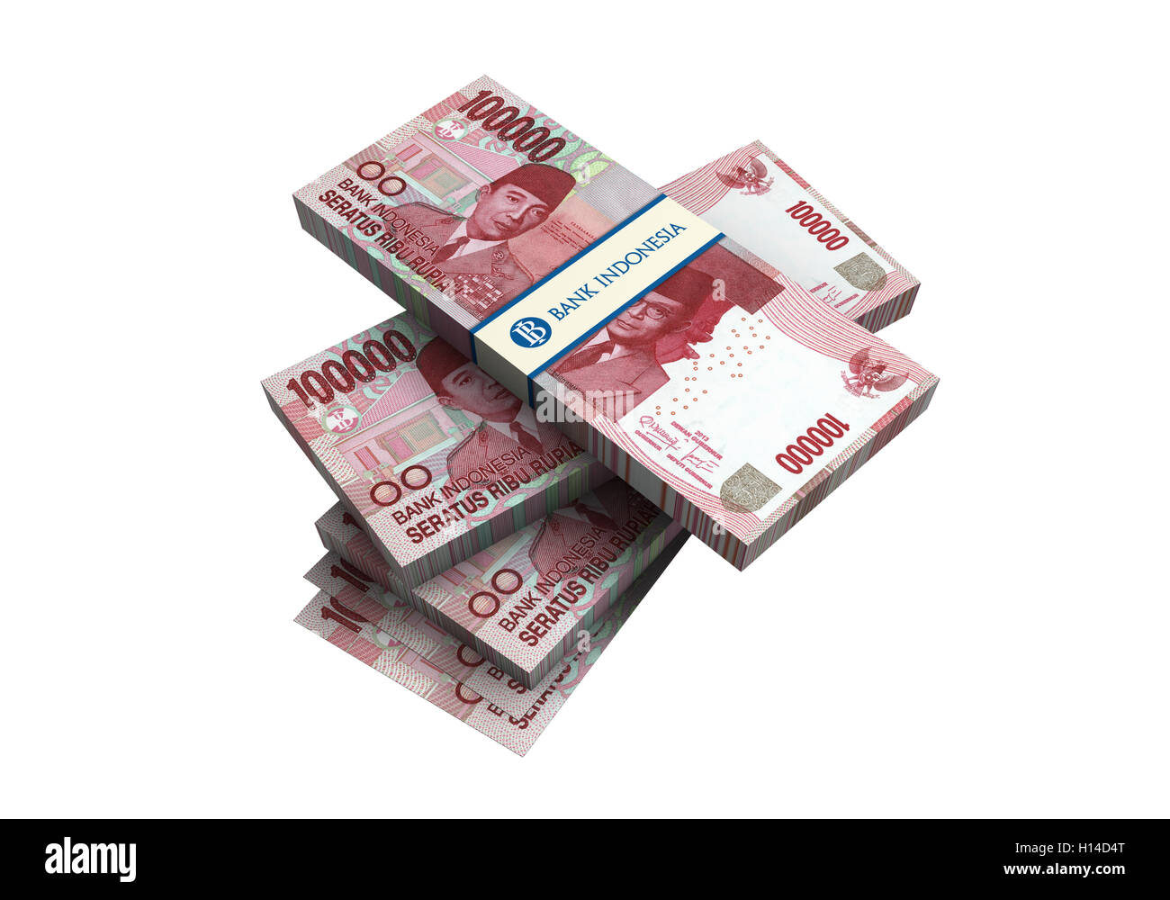 3d indonesian rupiah money white hi-res stock photography and images ...