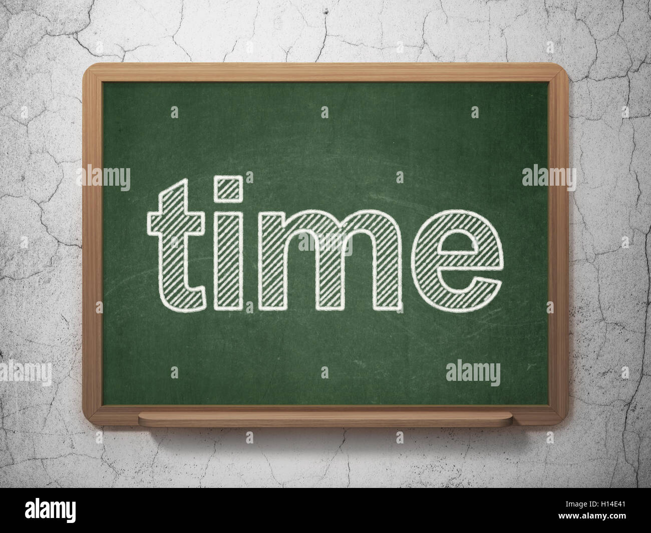 Timeline concept: Time on chalkboard background Stock Photo - Alamy