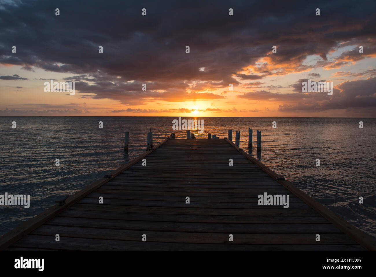 Sunset Combate Puerto Rico Stock Photo - Alamy
