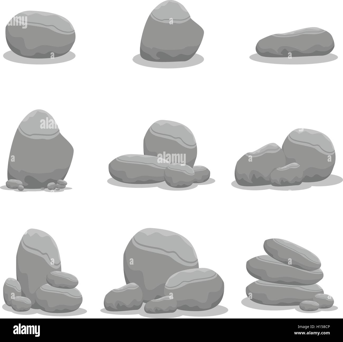 Rock of vector art illustration Stock Vector Image & Art - Alamy