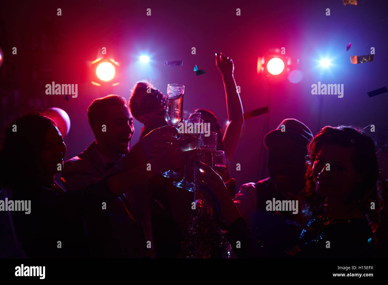 Cheerful crowd hi-res stock photography and images - Alamy