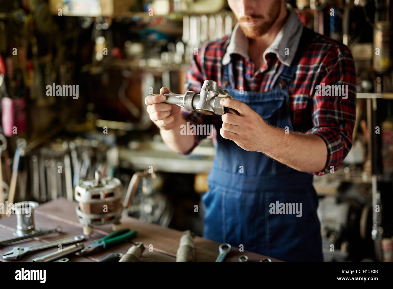 Technician at work Stock Photo - Alamy