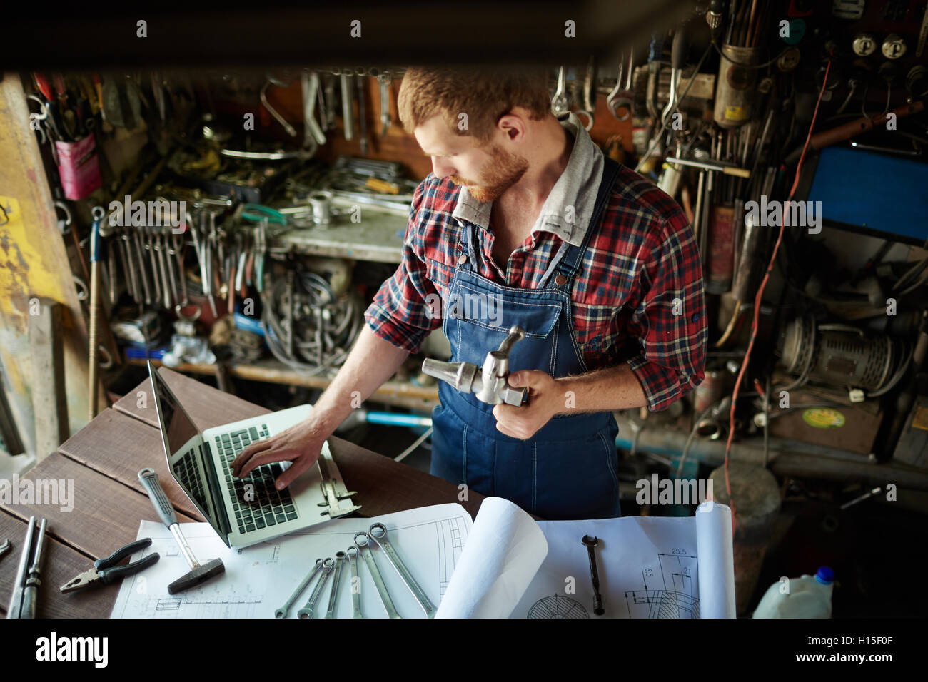 Browsing for data Stock Photo - Alamy