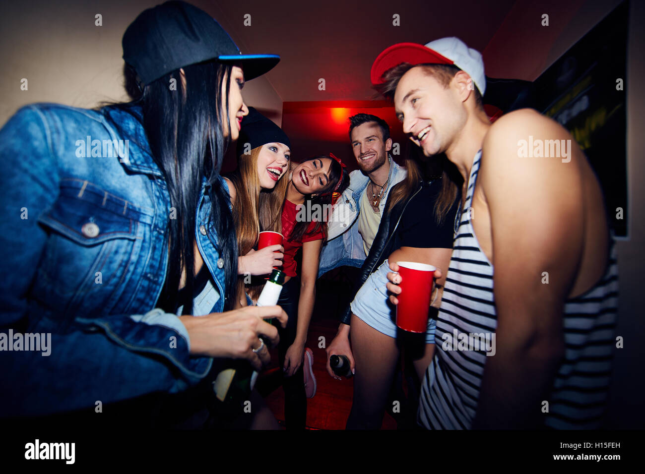 Handsome girl party hi-res stock photography and images - Alamy