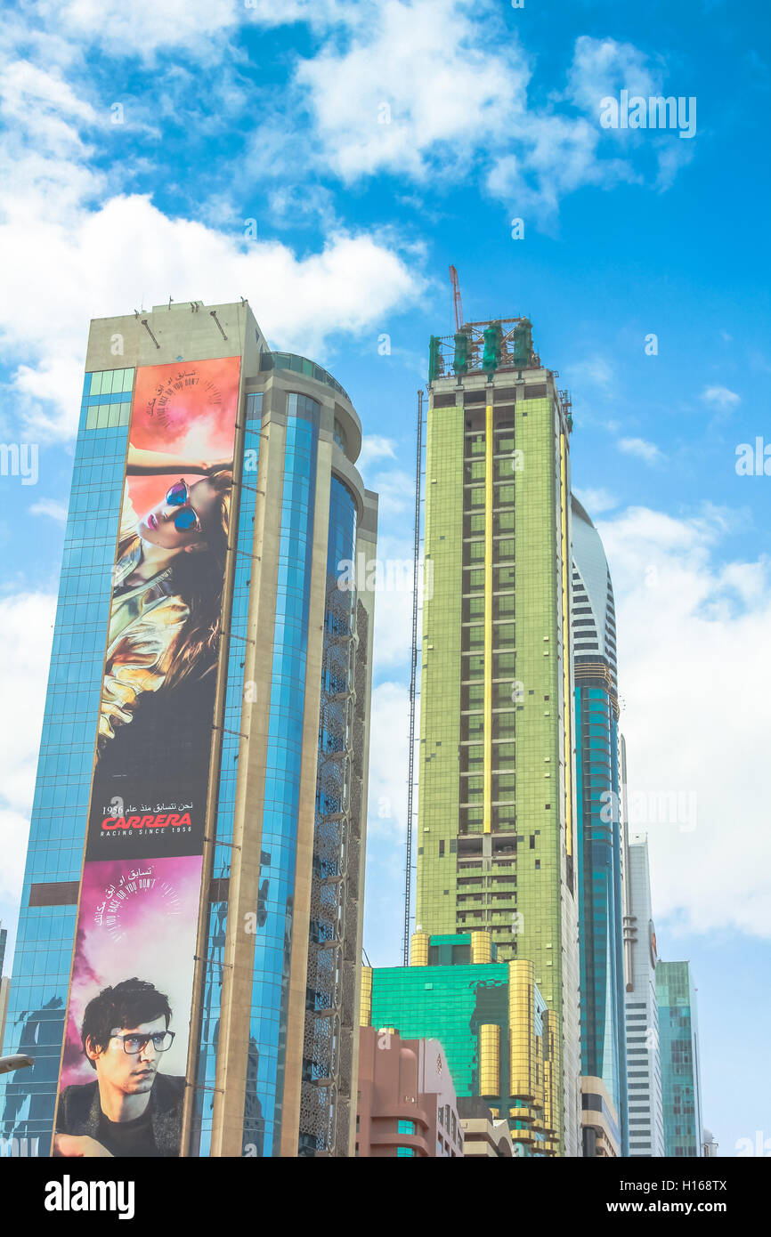 Dubai modern buildings Stock Photo - Alamy
