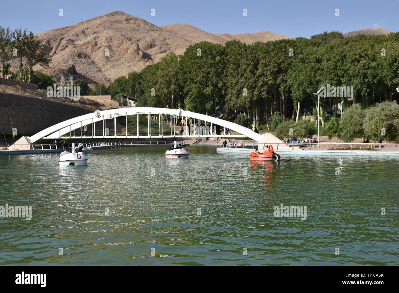 Mahallat spring grand park, Iran Stock Photo - Alamy