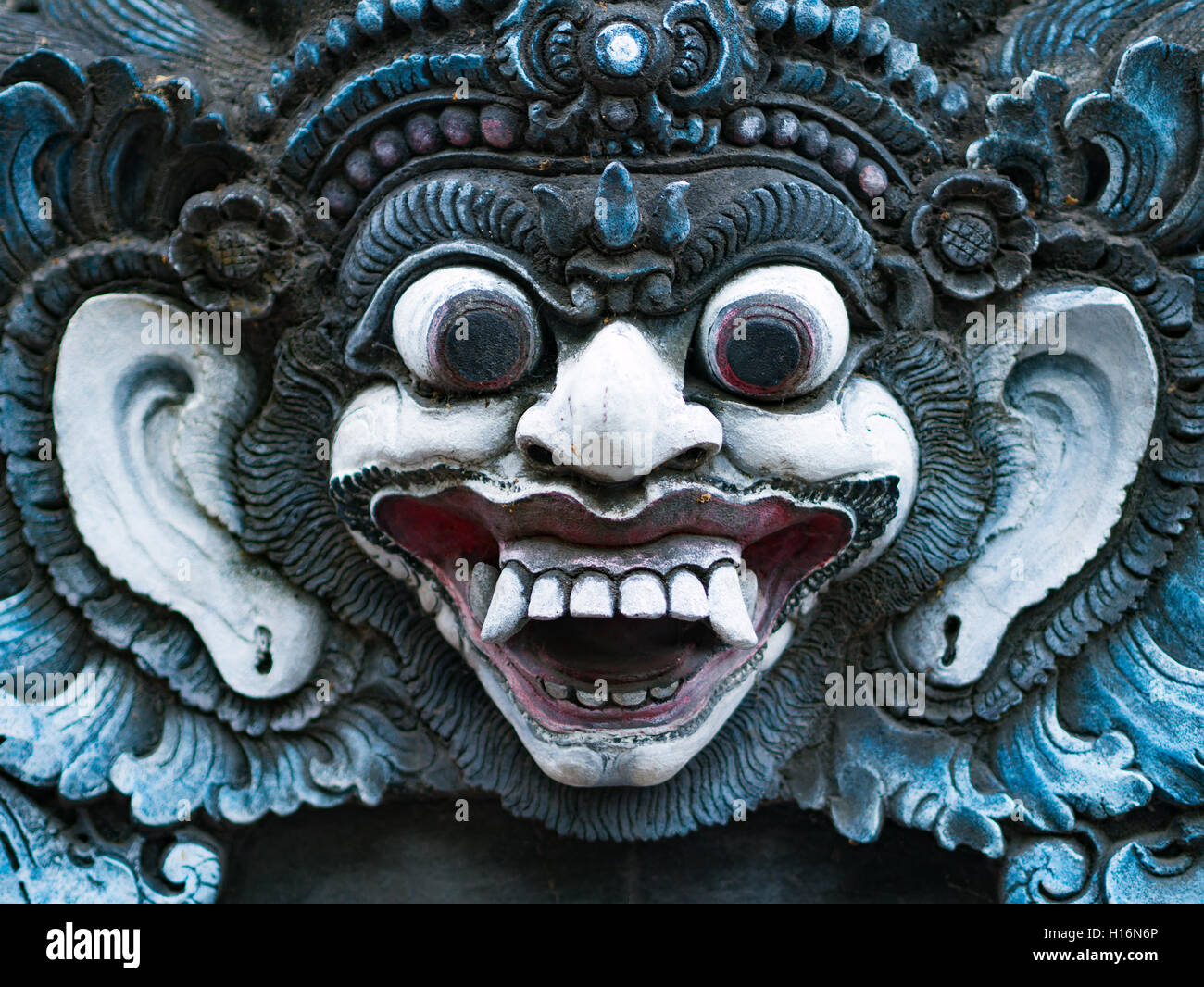 Ancient Balinese statue at the temple in Bali Indonesia Stock Photo - Alamy