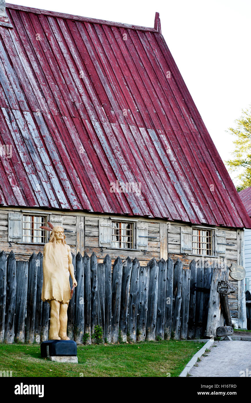 First fur-trading post in Canada, than pierre Chauvin set up in 1600 ...