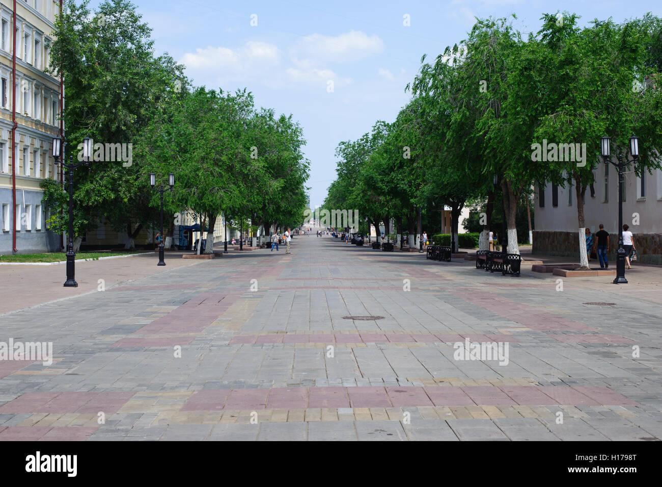 Pedestrian sovetskaya street hi-res stock photography and images - Alamy