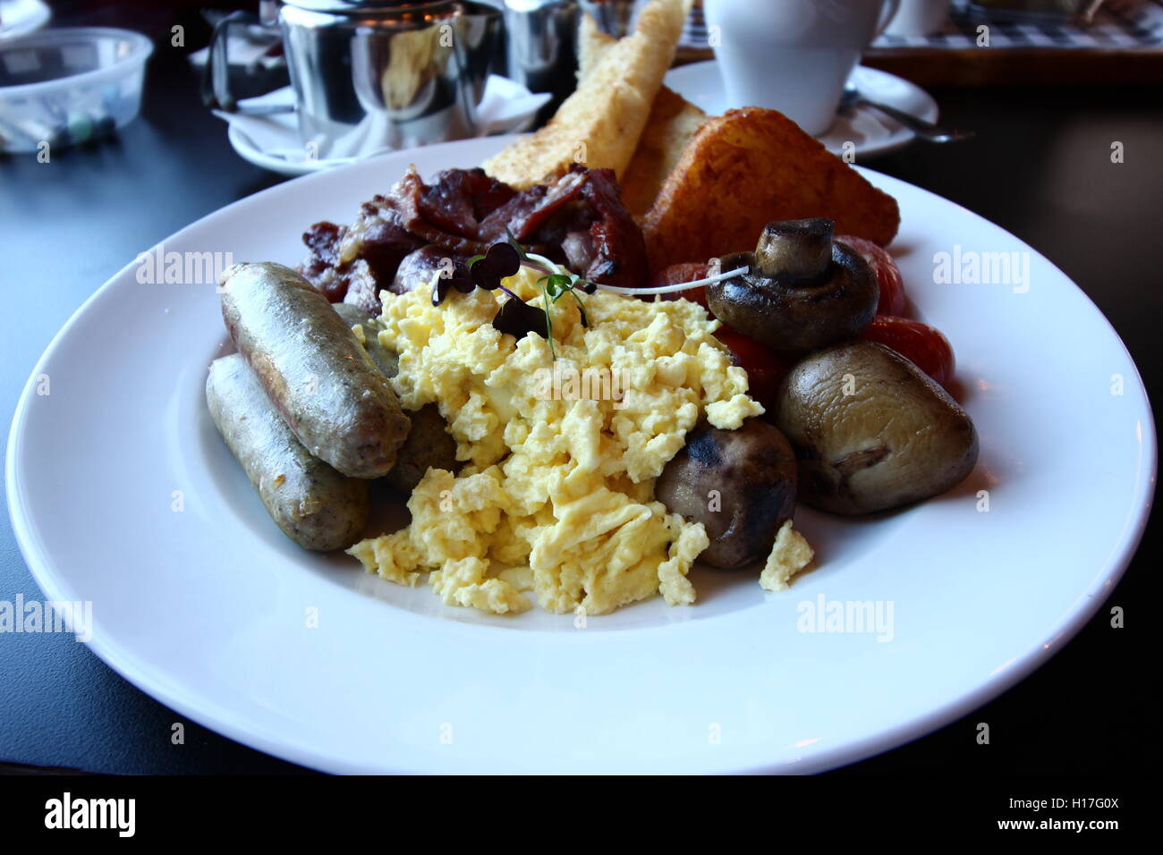 A breakfast plate Stock Photo - Alamy