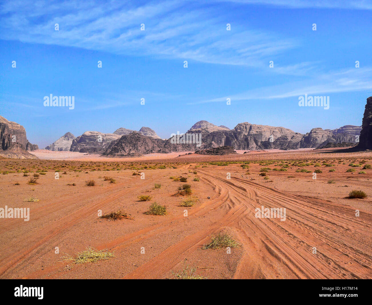 Desert of Wadi Rum, Jordan Stock Photo - Alamy