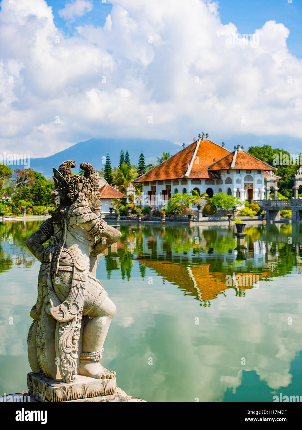 Karangasem water temple palace in Bali, Indonesia Stock Photo - Alamy