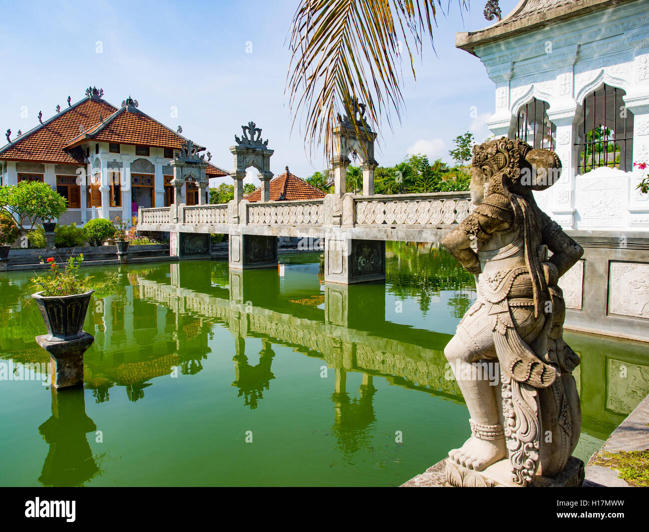 Karangasem water temple palace in Bali, Indonesia Stock Photo - Alamy