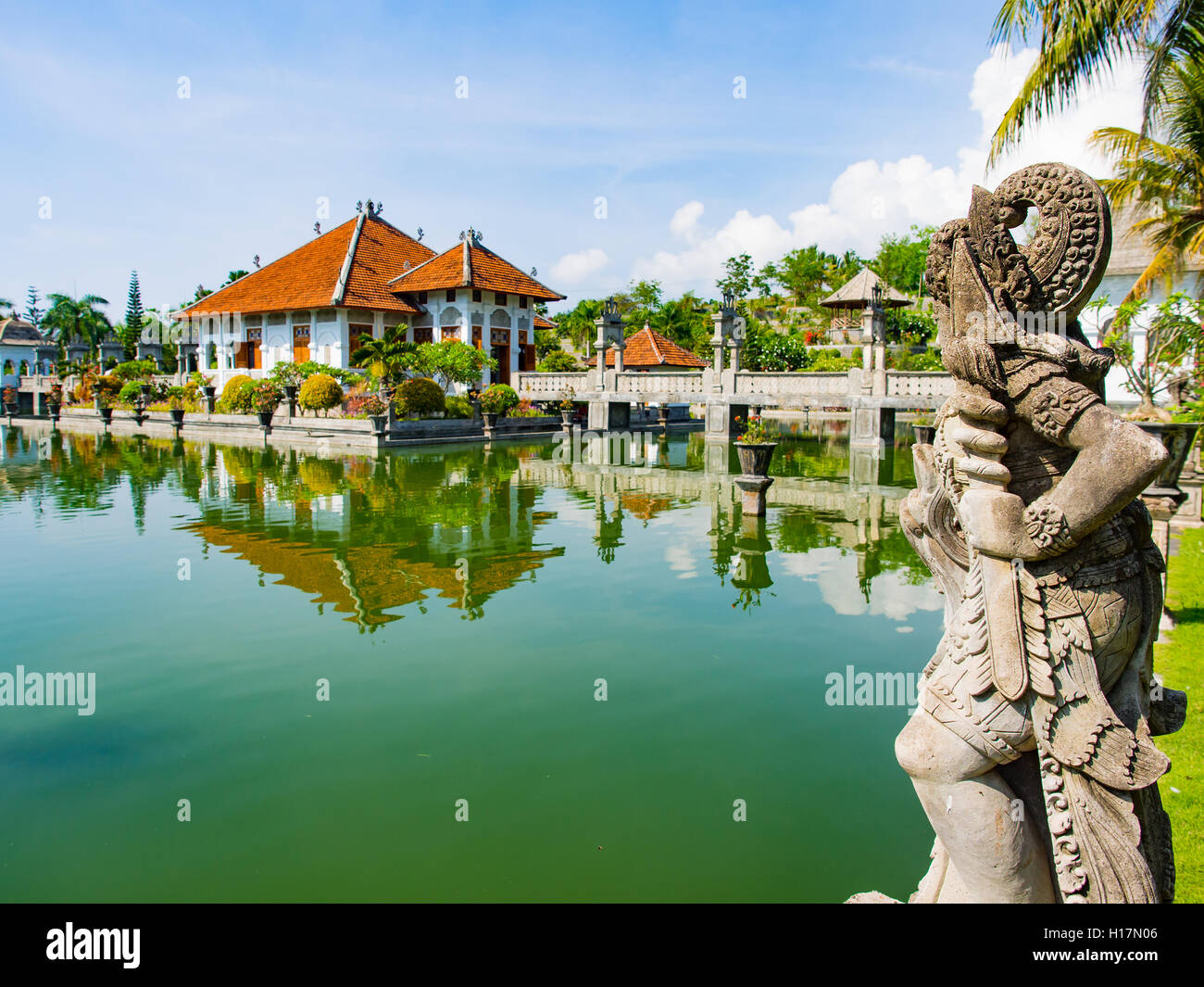 Karangasem water temple palace in Bali, Indonesia Stock Photo - Alamy