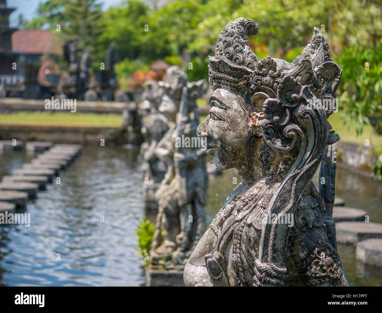 Statue at the Water Palace, Bali, Indonesia Stock Photo - Alamy