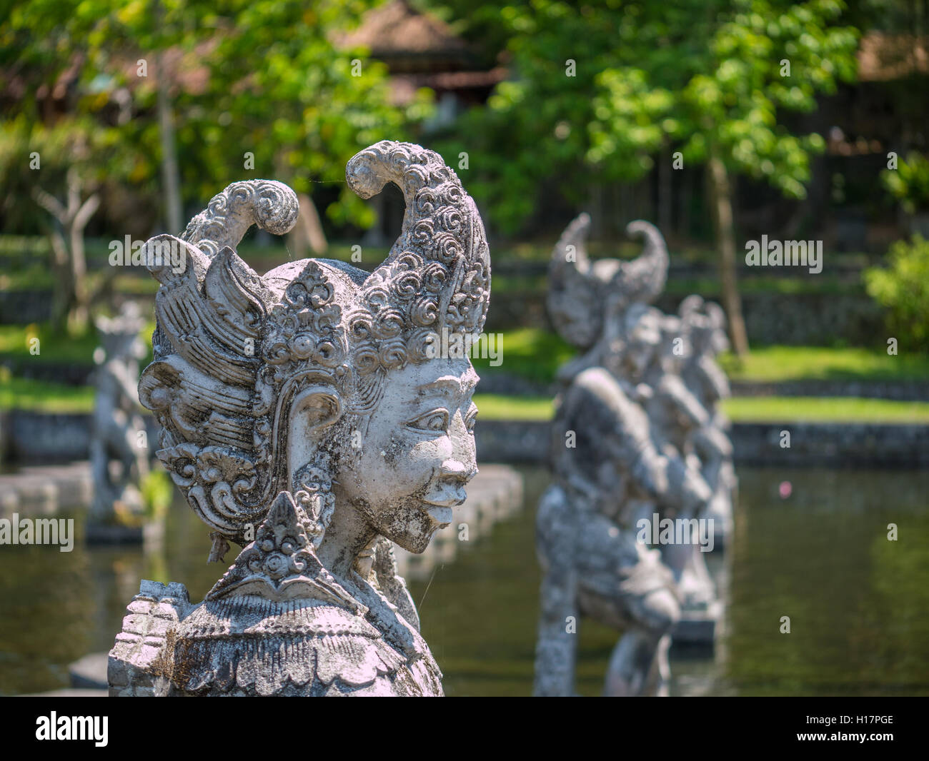 Statue at the Water Palace, Bali, Indonesia Stock Photo - Alamy