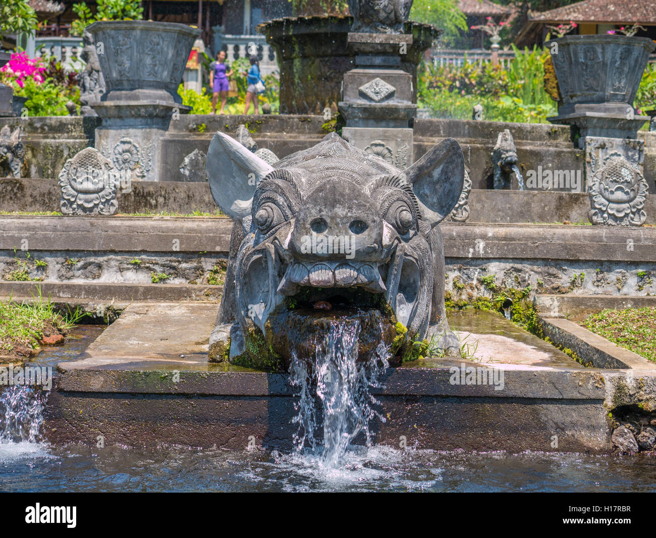 Statue at the Water Palace, Bali, Indonesia Stock Photo - Alamy