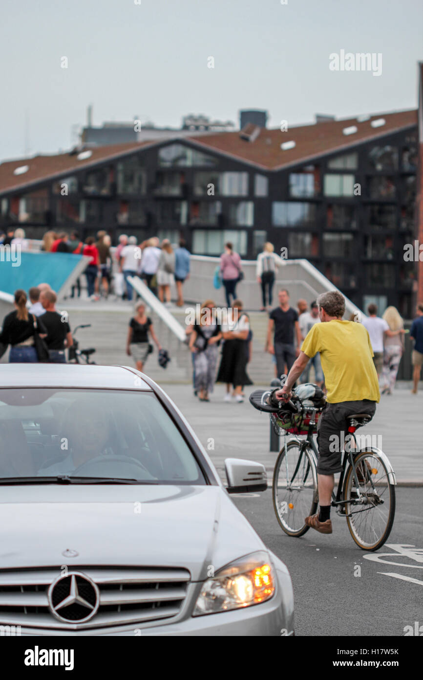 People passing through Stock Photo - Alamy