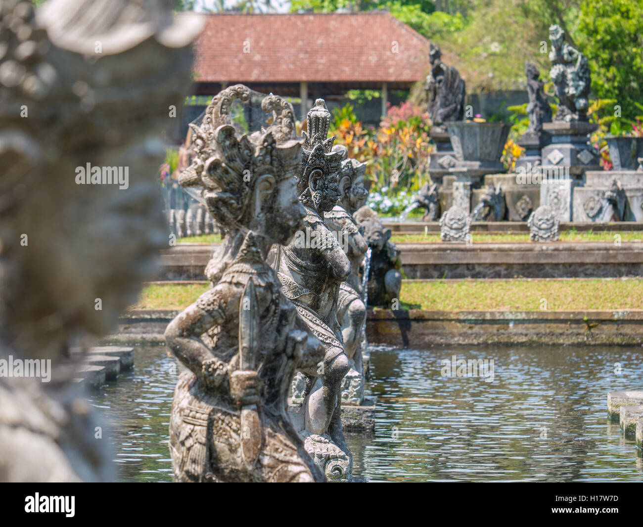 Statue at the Water Palace, Bali, Indonesia Stock Photo - Alamy