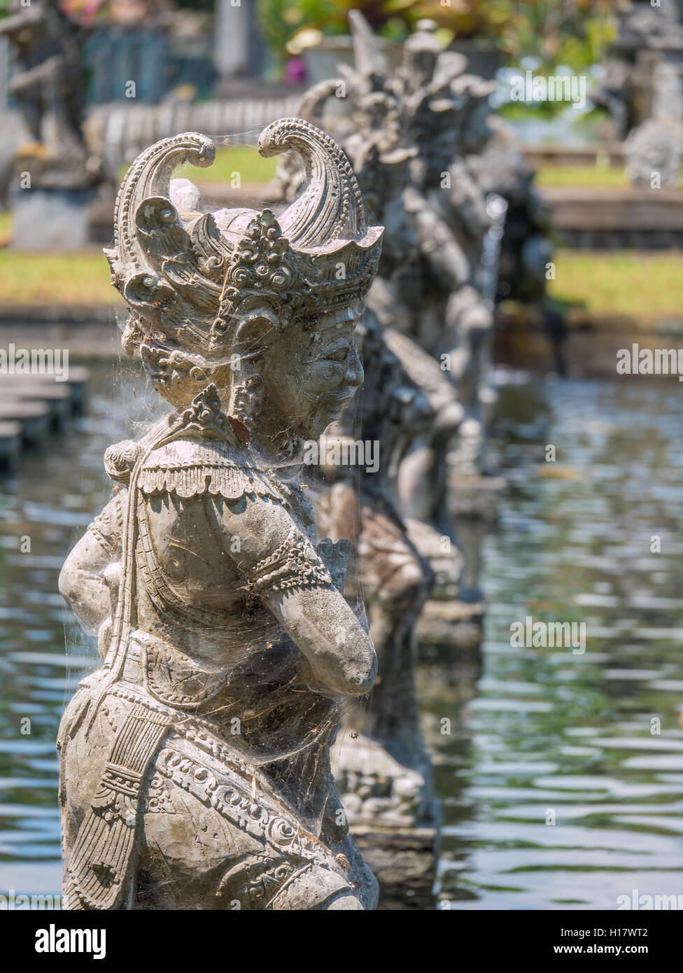 Statue at the Water Palace, Bali, Indonesia Stock Photo - Alamy