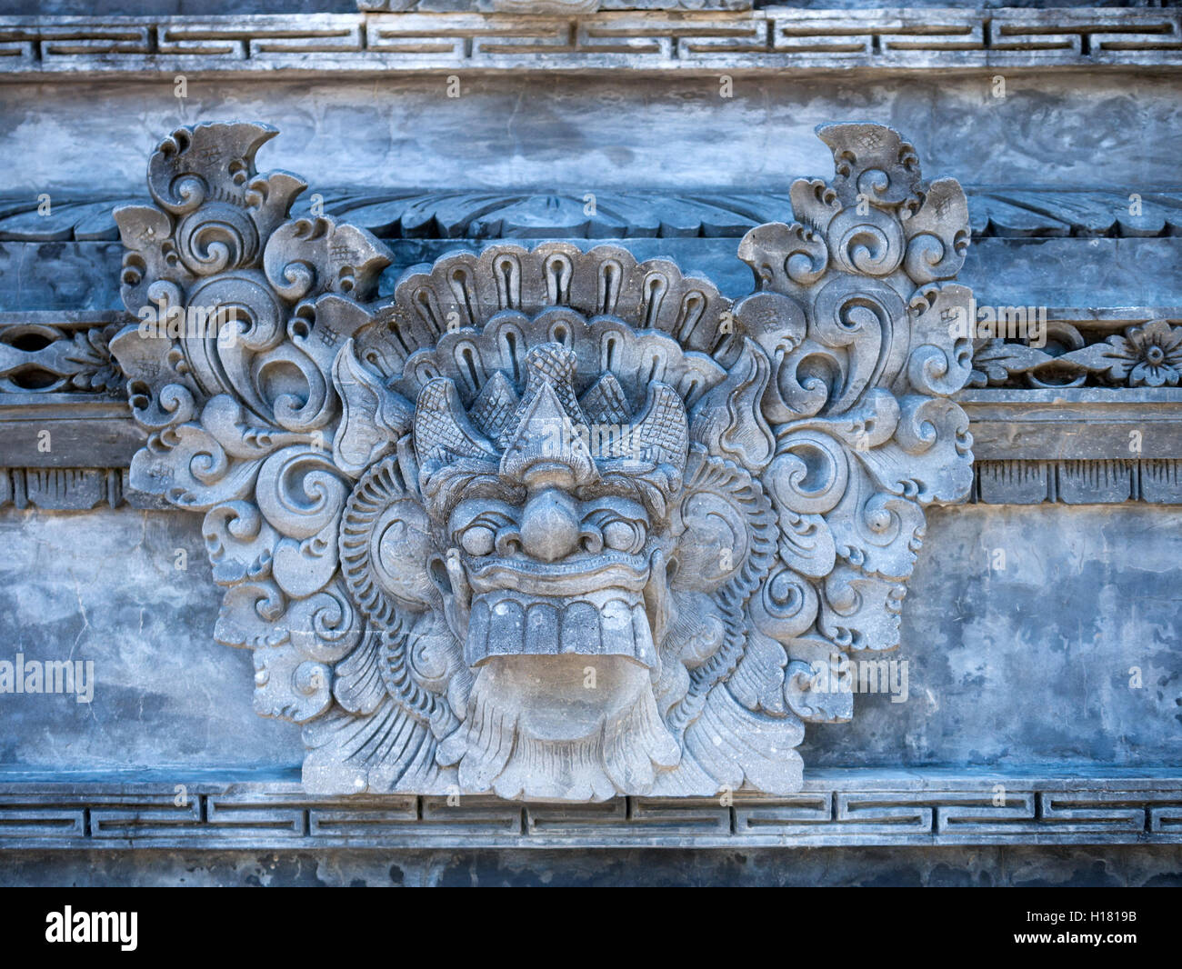 Ancient Balinese statue at the temple in Bali Indonesia Stock Photo - Alamy
